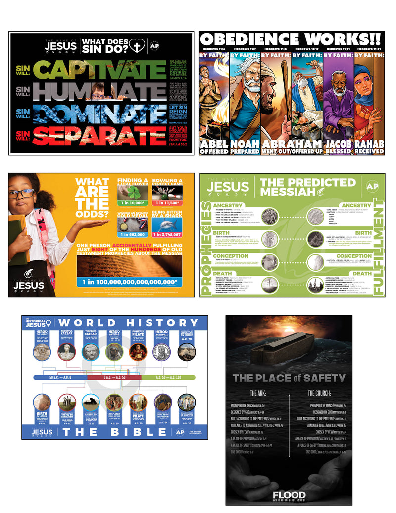 Bible Class Poster Set - Salvation Package – ApologeticsPress